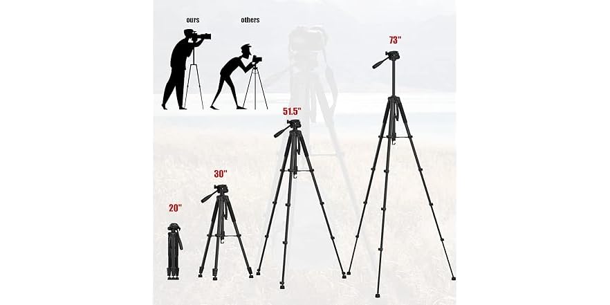 YoTilon 72" Tripod for Camera