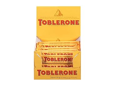 Toblerone Swiss Milk Chocolate Honey & Almond Nougat (24-pk)