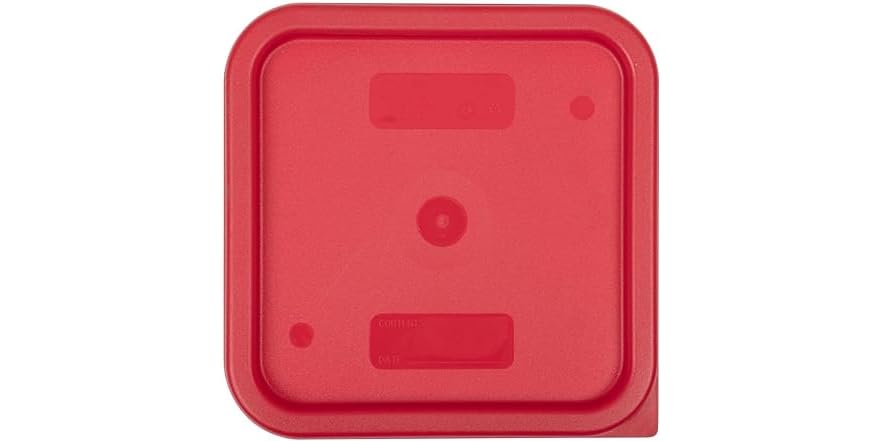Cambro Square Lids, Med 6ct