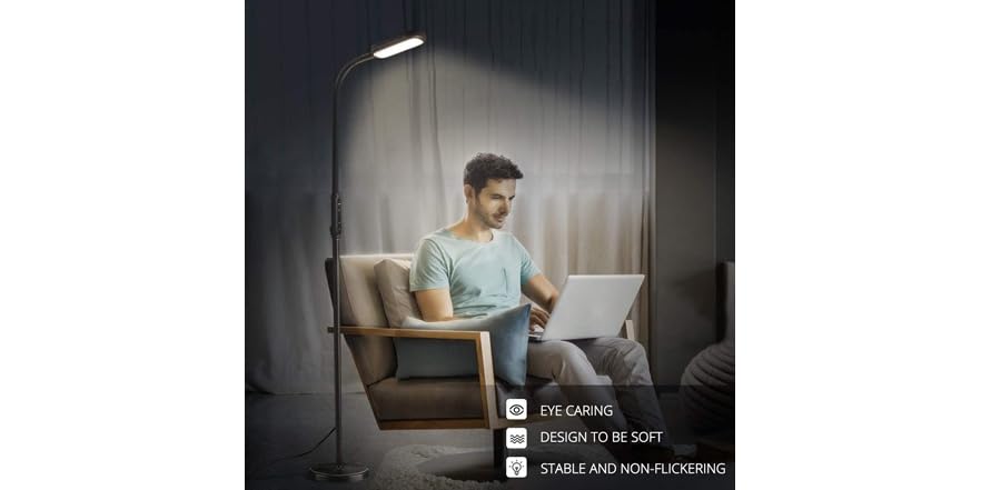 Miroco LED Adjustable Floor/Desk Lamp