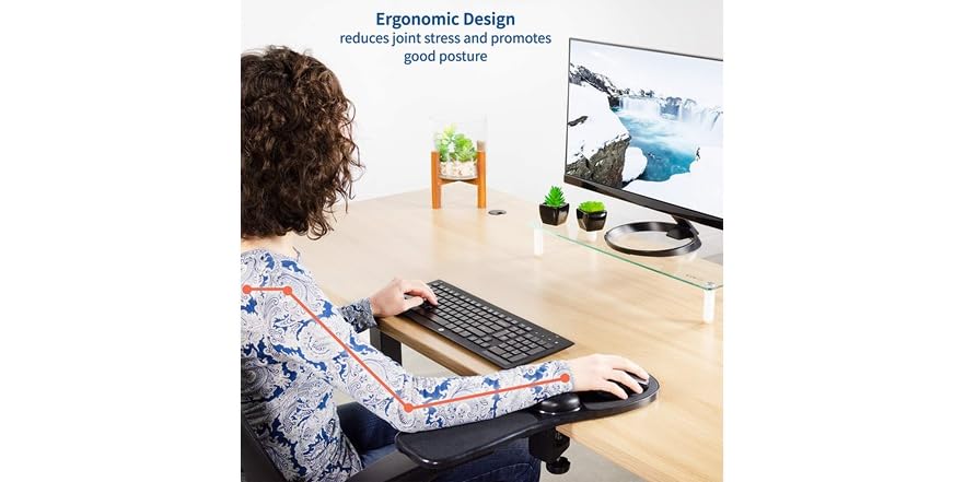 VIVO Universal Clamp-on Adjustable Arm Rest