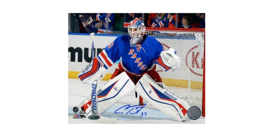 Cam Talbot Signed In Goal 8x10 Photo