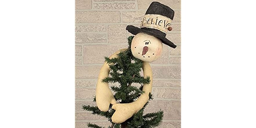Honey and Me Believe Snowman Tree Topper