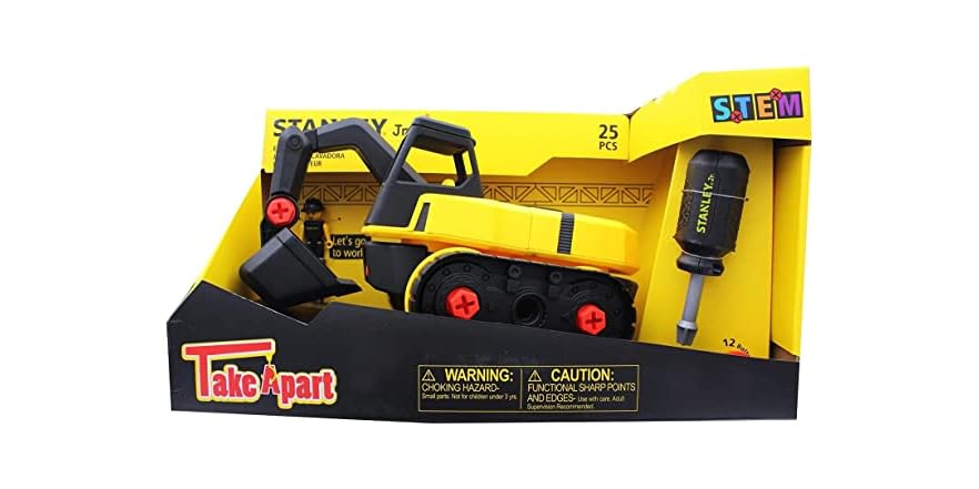 Stanley Jr Take Apart Excavator Kit