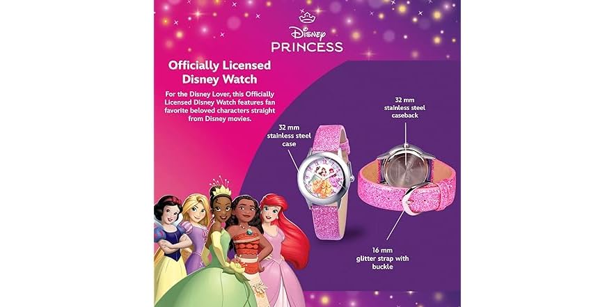 Disney Princess Tween Steel Watch
