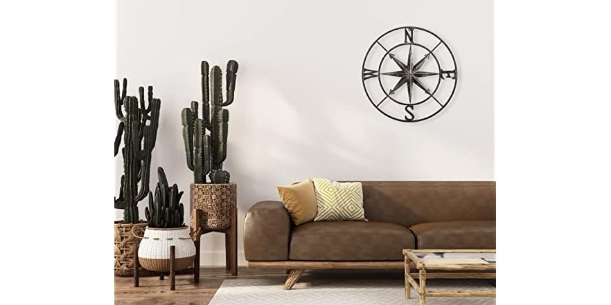 Creative Co-op Decorative Metal Compass