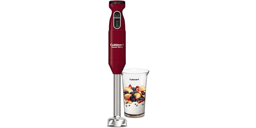Cuisinart Smart Stick Two-Speed Hand Blender Red (Open Box)