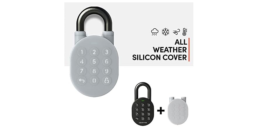 Smart Padlock with Silicone Cover Kit