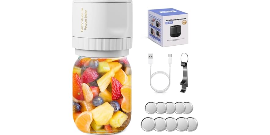 Mason Genie Mason Jar Vacuum Sealer