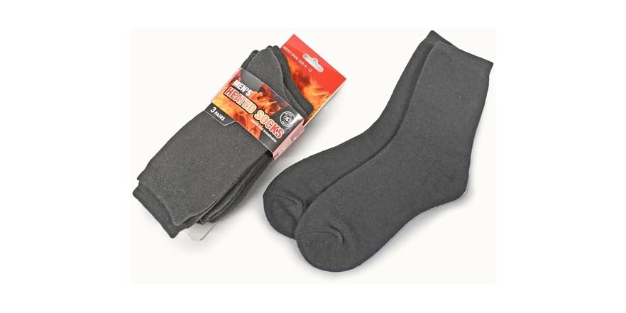 ThermaWear 6-Pairs Men’s Heated Socks