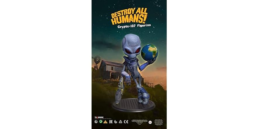 Destroy All Humans Crypto Statue