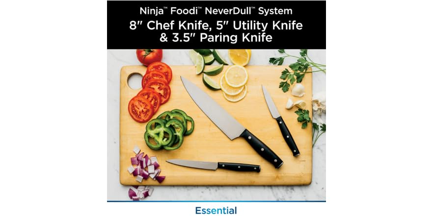Ninja K12003 3-Piece Utility & Paring Knives