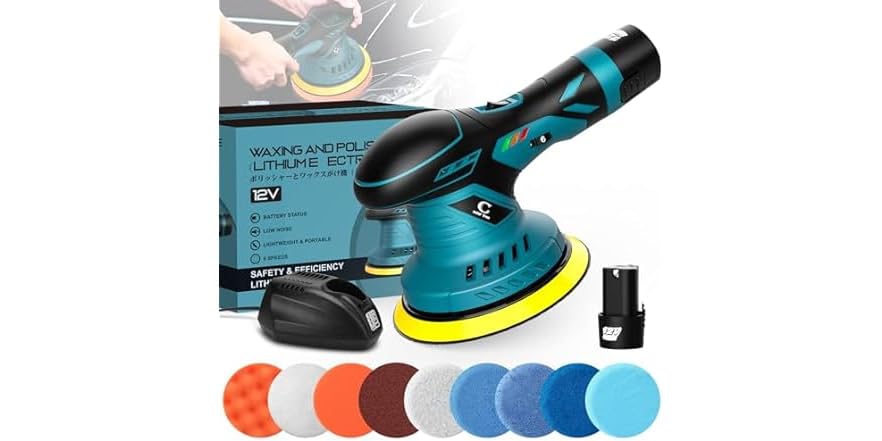 Cordless Buffer Kit With Lithium Battery