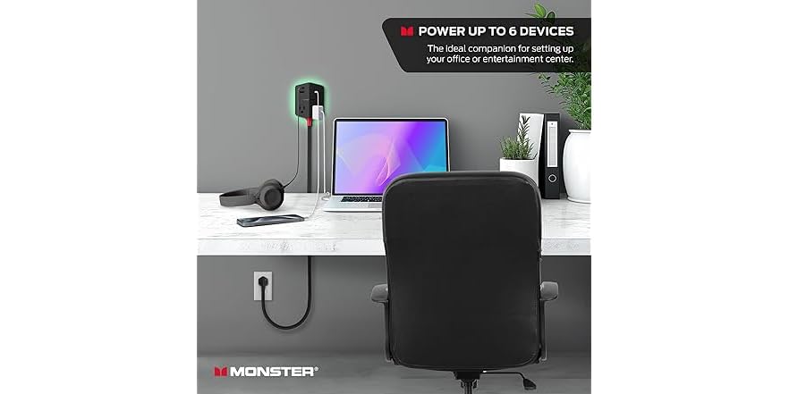 Monster Power Shield Magnetic Wall Outlet Extender