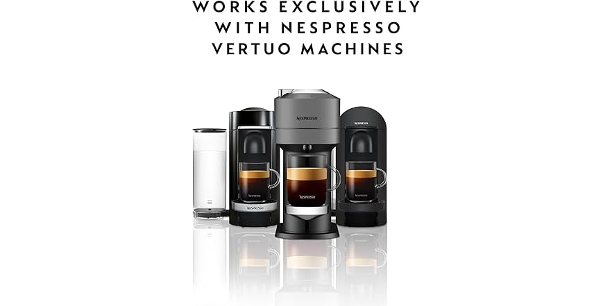 Nespresso Vertuo Altissio Decaffeinato Espresso Capsules, 90-Count