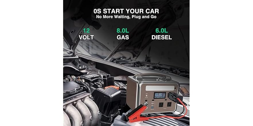 AMPACE Portable Power Station, 600W