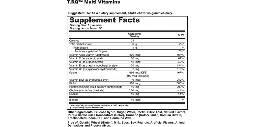 T.RQ Adult Multivitamins Gummy