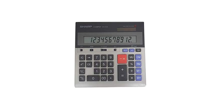 Sharp Twin Powered Display Calculator
