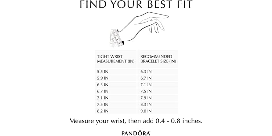 Pandora 580702-17 17cm, 6.7 inches Bracelet, Pandora Rose (Open Box)