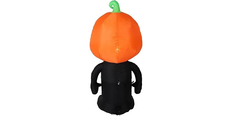 Pumpkin Head Skeleton Man Inflatable
