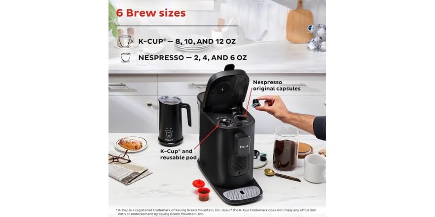 Instant Pot Pod, 3-in-1 Coffee Maker (Open Box)