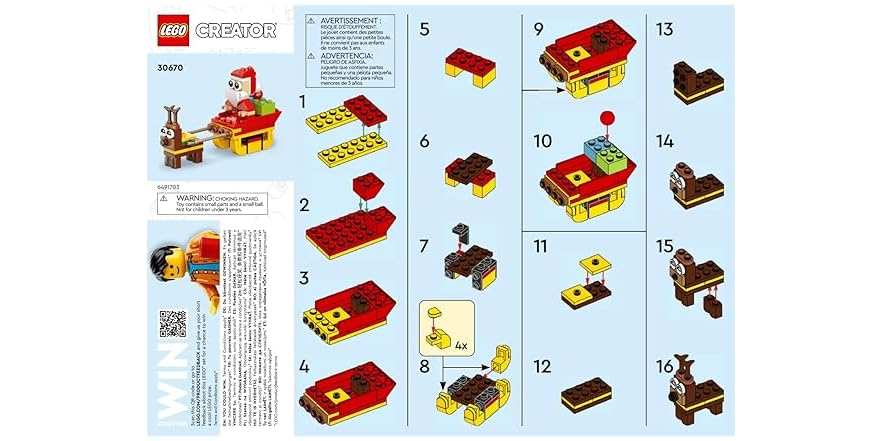 LEGO Creator: Santa's Sleigh Ride Polybag Set