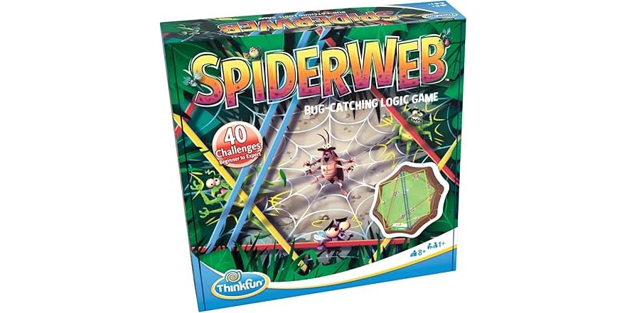 Think Fun Spiderweb: A Bug-Catching Logic Game