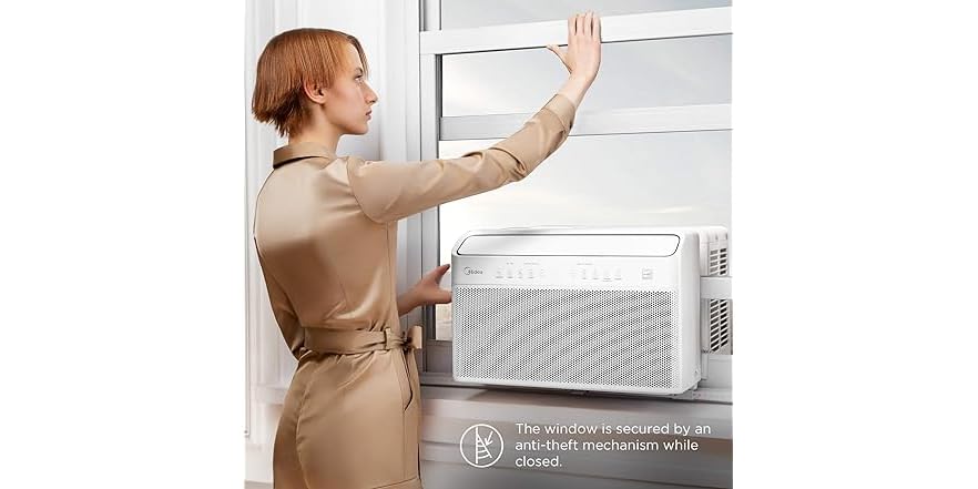 MIDEA MAW08V1QWT 8,000 BTU U Inverter AC White (Open Box)