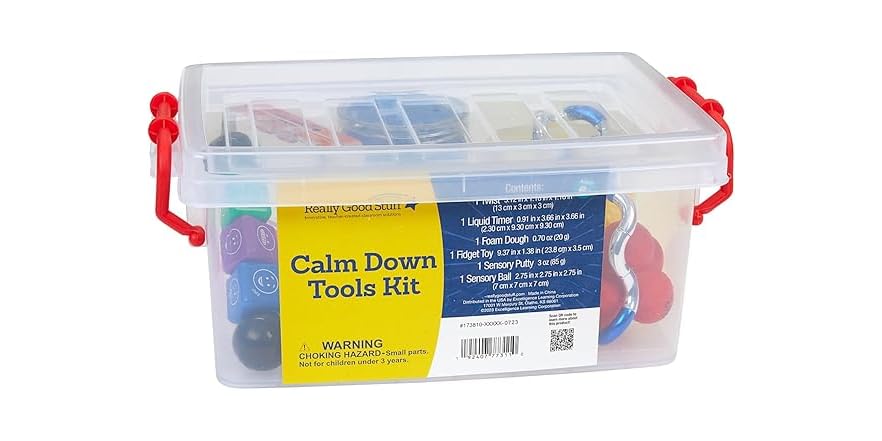 Really Good Stuff Calm Down Tools Kit