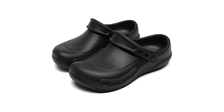 Men's Waterproof Safety Clogs With Strap