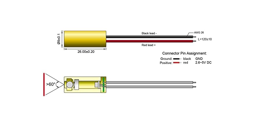 Red Laser Line Generator