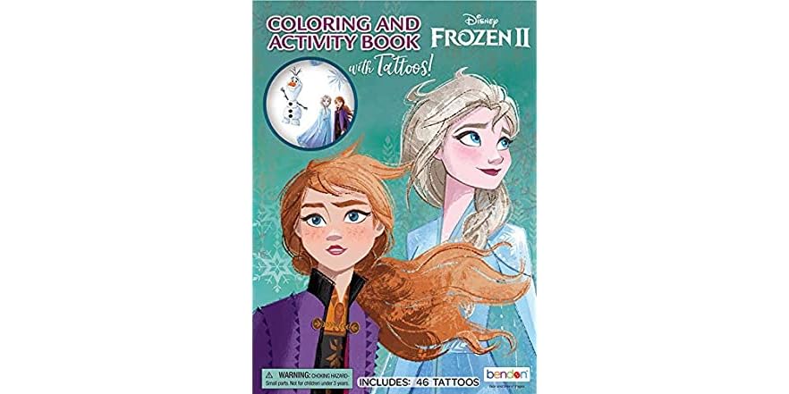 Frozen 2 Coloring Book and Sticker