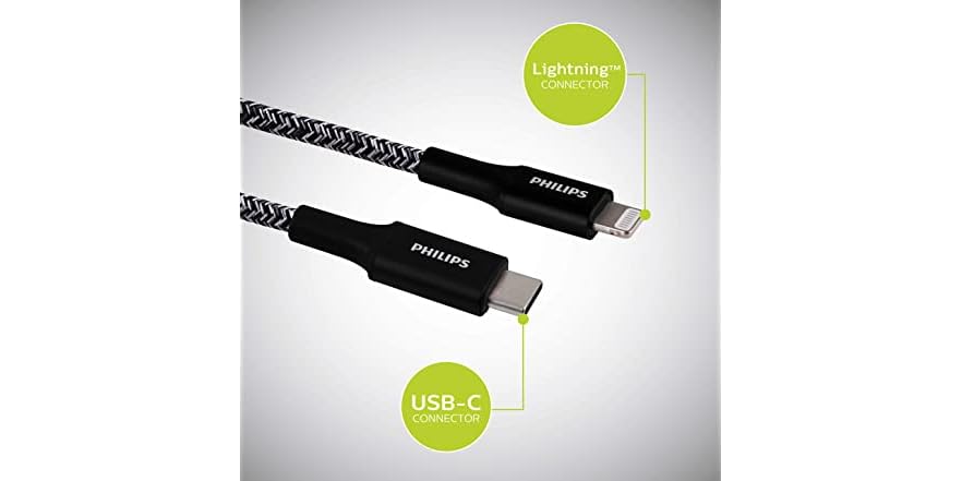 Philips USB-C to Lightning Cable