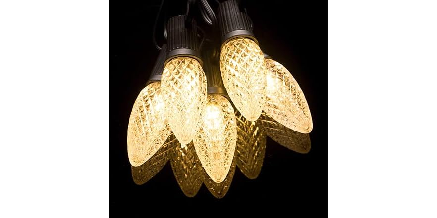 Minetom 50 Pack C9 LED Christmas Light Bulbs