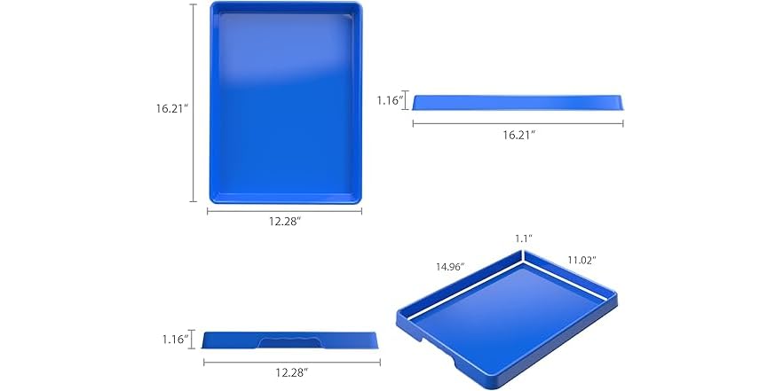Storex Large Craft & Activity Blue Tray