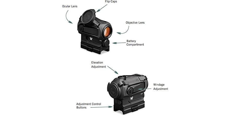 Vortex Optics SPARC Red Dot Sight Gen I - 2 MOA Dot (Open Box)