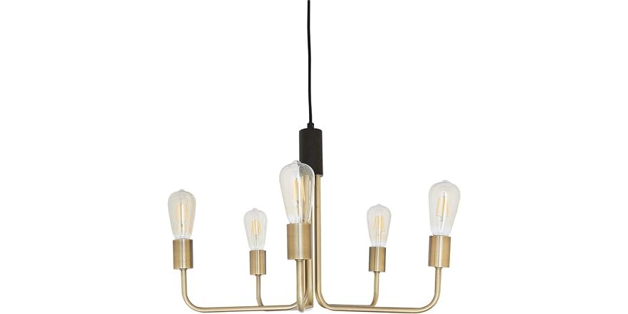 Rivet Theory 5-Arm Chandelier Ceiling Pendant