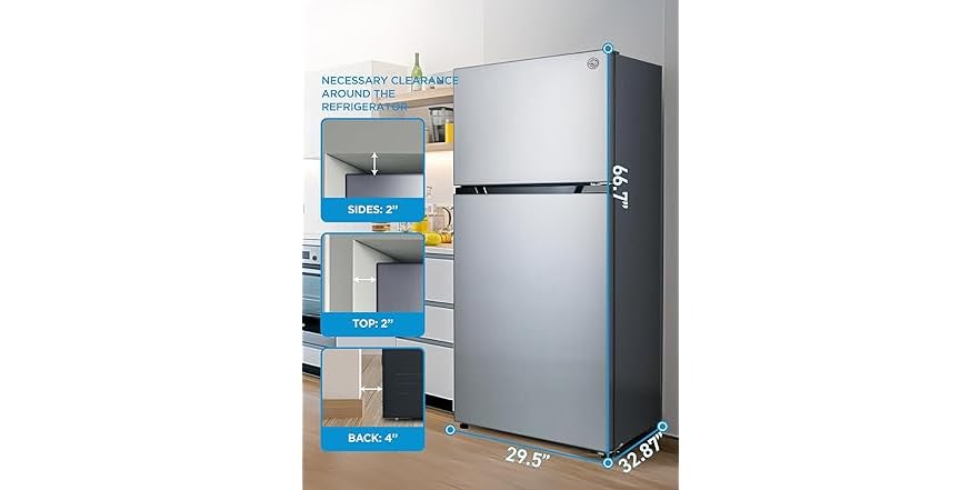 Commercial Cool Commercial Cool CCR2000GS Top Mount Freez