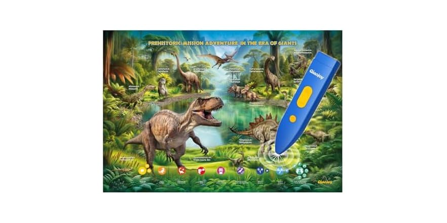 Interactive Dinosaur Poster with Sound Effects