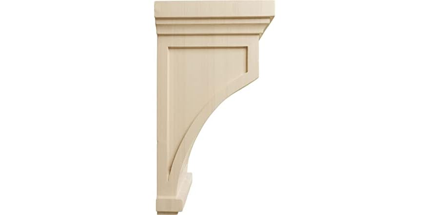 2 Fluted Wood Corbels