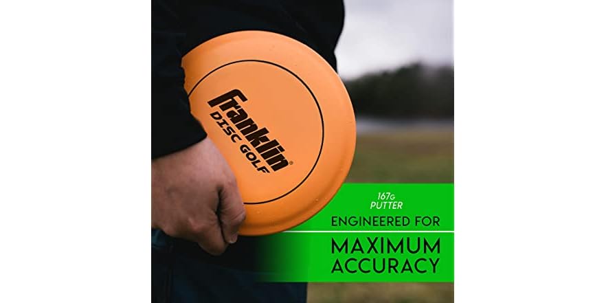 Franklin Sports Disc Golf - 3 Disc Pro Set