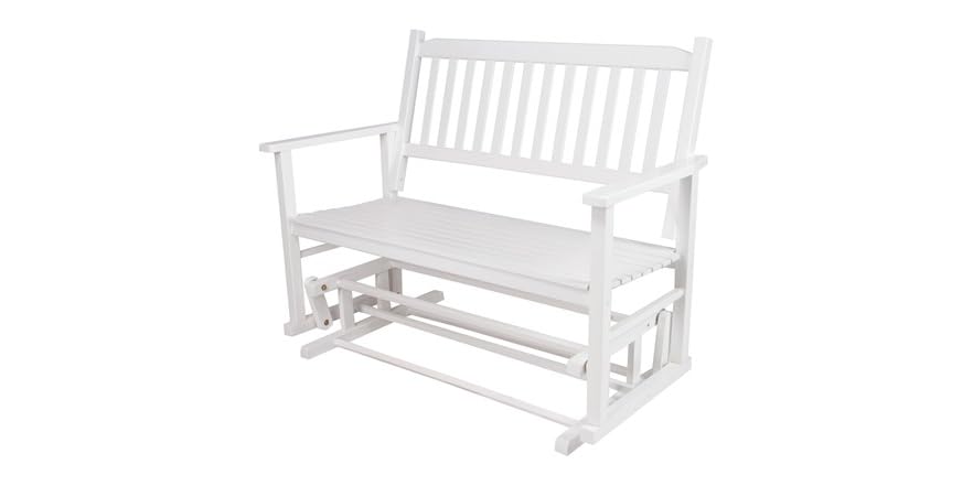 Shine Company Torrey Outdoor Patio Glider Bench