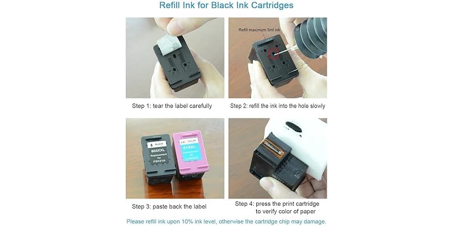 500ml Black Universal Dye Ink Refill Kit