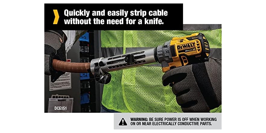 DEWALT DCE151B 20V MAX* XR Cable Stripper