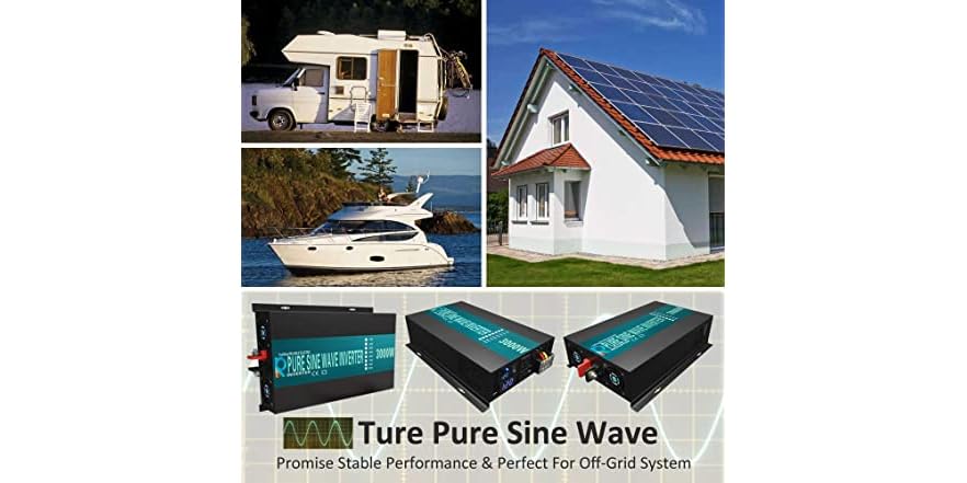 WZRELB 3000w Solar Power Inverter