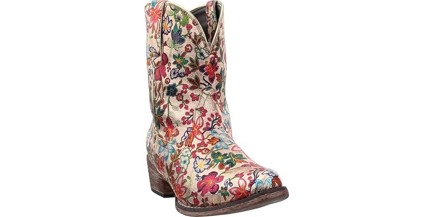 Ingrid Gold Multi Faux Leather Boots