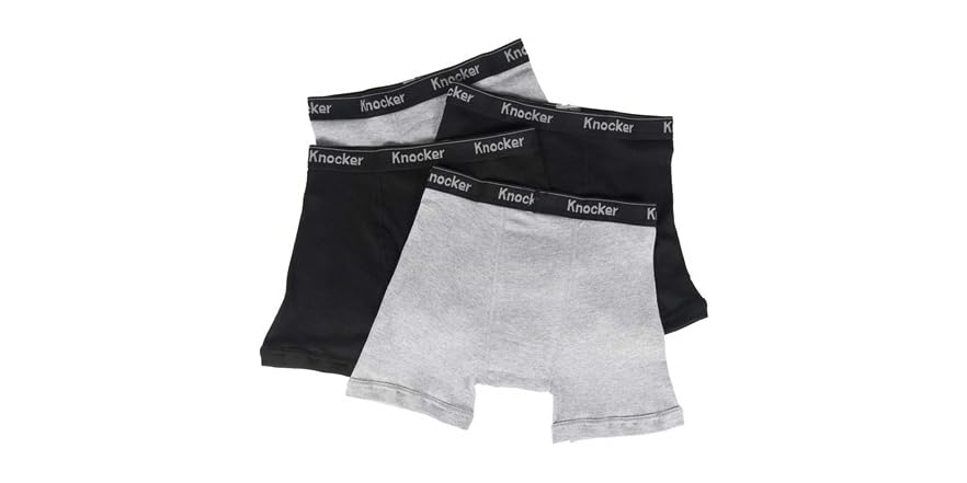 Knocker 4-Pack Knocker Boxer Briefs
