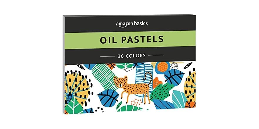 Amazon Basics Washable Oil Pastels Set