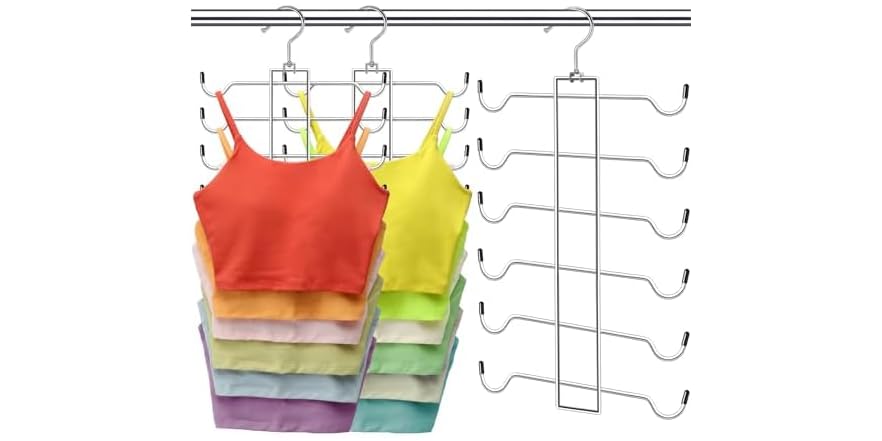 2 Pack Space Saving Tank Top Hangers