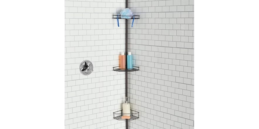 3 Tier Tension Rod Shower Caddy